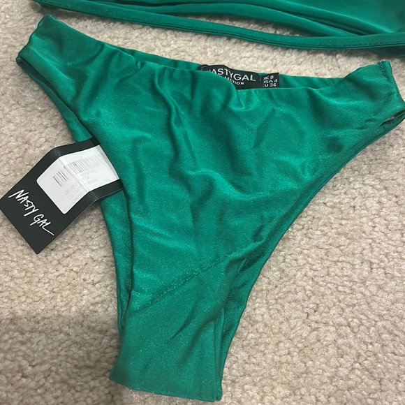 Nasty Gal | Swim | Nwt Nasty Gal 2 Piece Bathing Suit Pretty Shiny ...